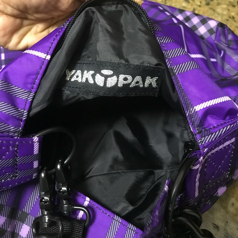 Yak Pak Messenger Bag Checks Crossbody Adjustable Uni… - Gem